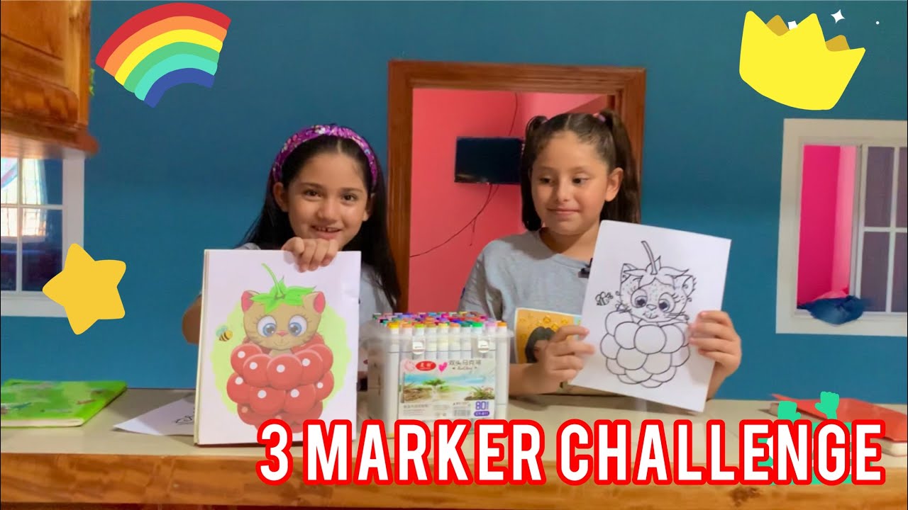 3 marker challenge - YouTube