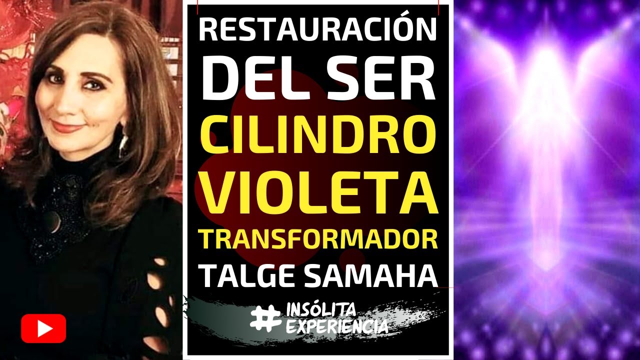 EXCLUSIVO I RESTAURACION DEL SER. Cilindro violeta transformador: TALGE ...