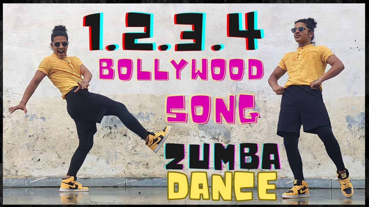 one two three four ! (Beginner) zumba dance (bollywood dance)..(3:40 ...