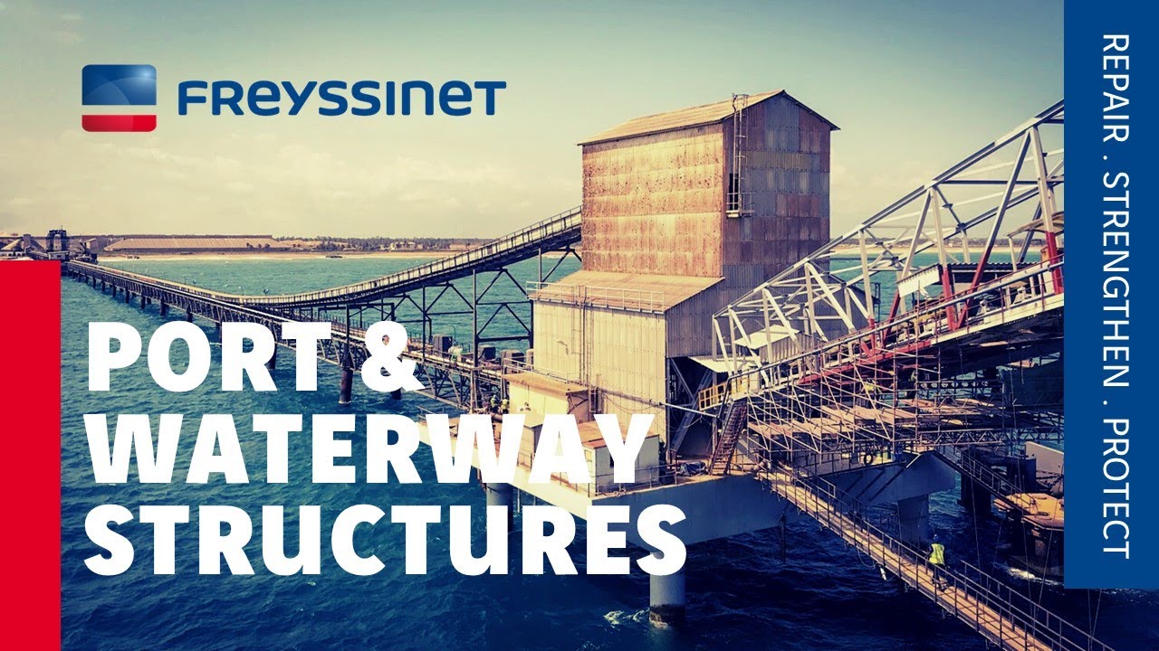 Freyssinet ports and waterway structures - YouTube