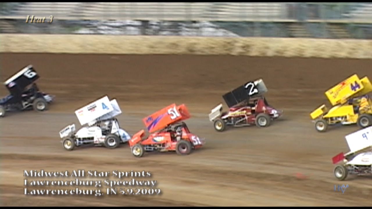Midwest All Star (MASS) 410 Sprint Cars - Lawrenceburg Speedway May 9 ...