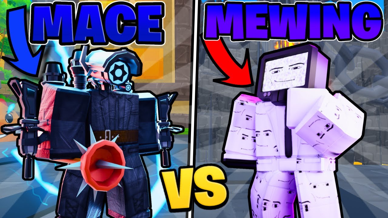 MACE CAMERAWOMAN VS MEWING TV MAN! (Toilet Tower Defense)! - YouTube