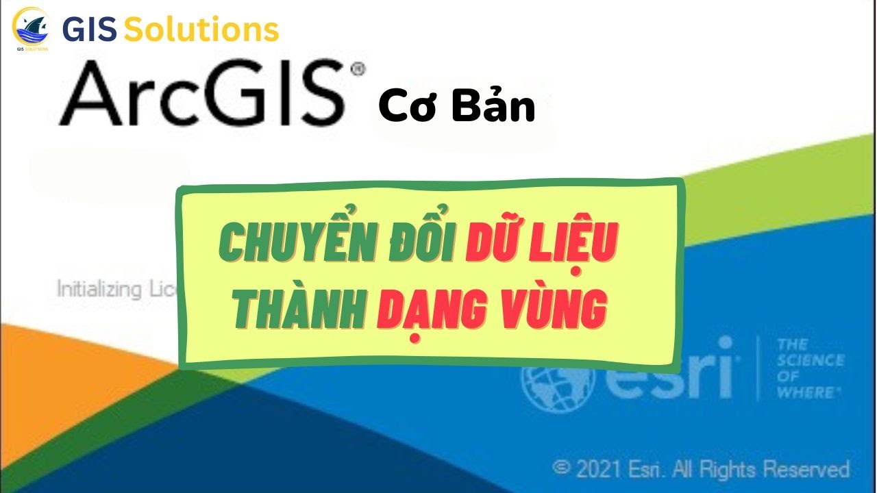ArcGIS Cơ bản | Bài 12: Chuyển đổi dữ liệu thành dạng vùng trong ArcGIS ...