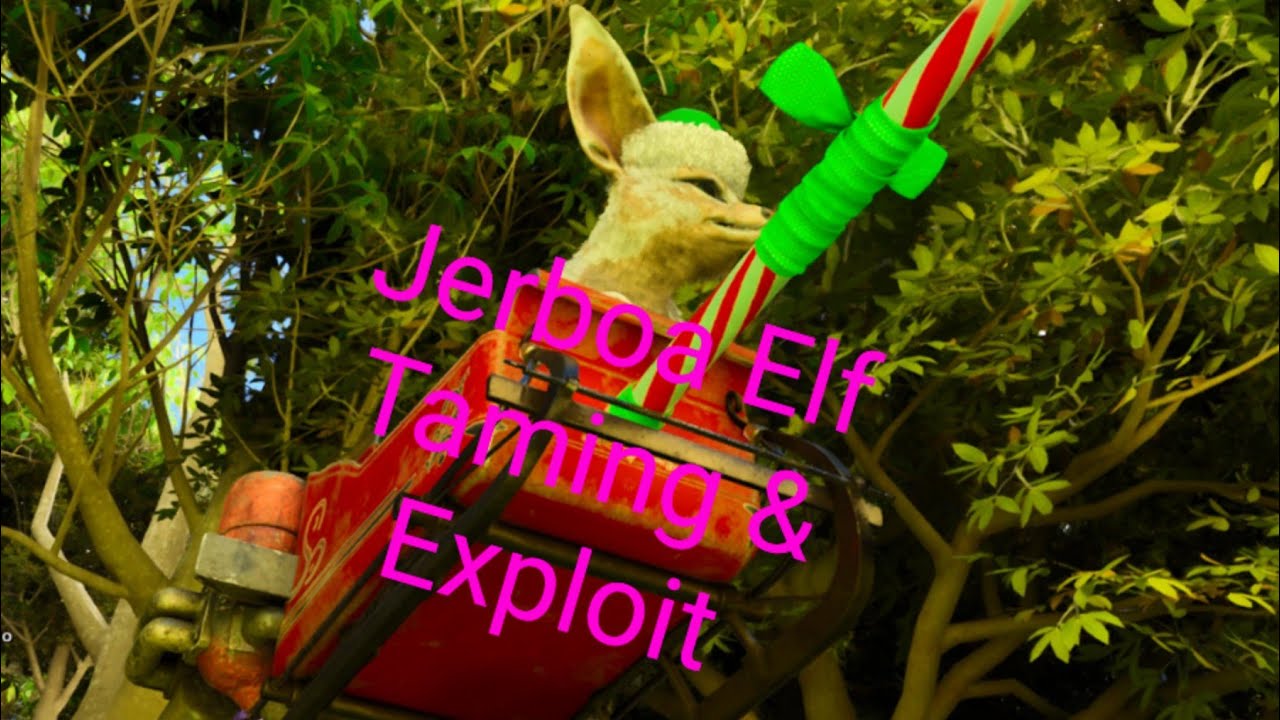 Jerboa Elf taming and Exploit Ark Ascended - YouTube
