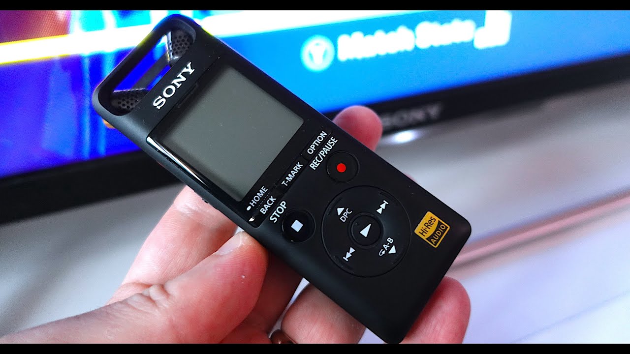 Record music from TV / Sony Recorder - YouTube