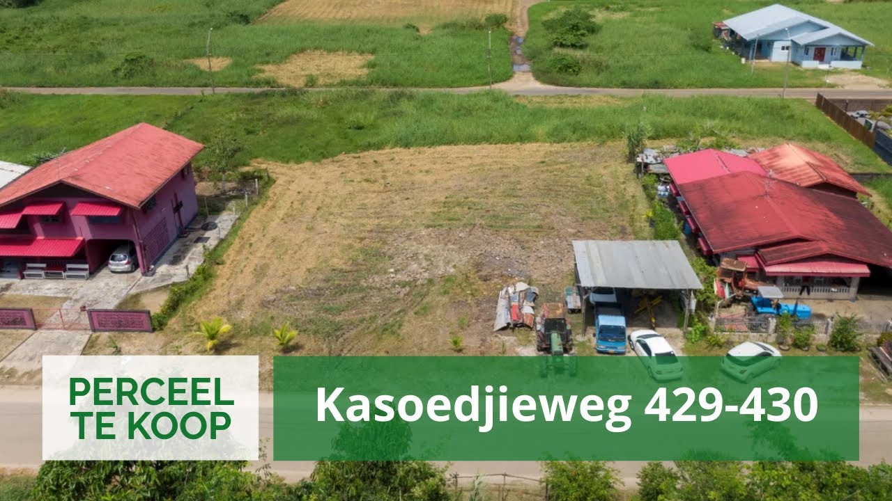 Kasoedjieweg 429-430 • 425 m² Perceel te Clevia, Paramaribo, Suriname ...