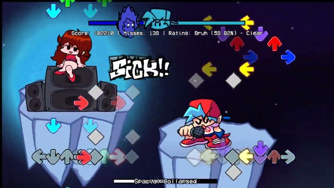 FNF Spacial Collapsed (Canon) CLEAR!!! - Input Chad (No Ghost Tapping ...