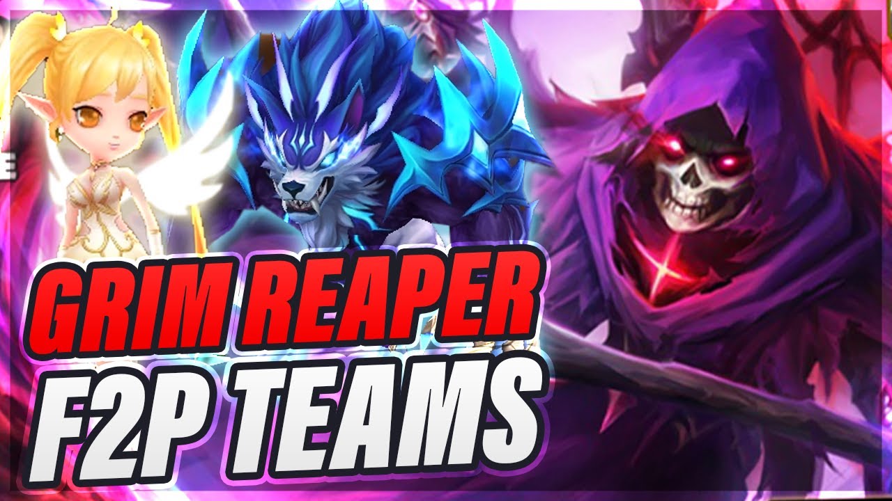 2A Grim Reapers! - 100% F2P B5 Dungeon Team - Summoners War - YouTube