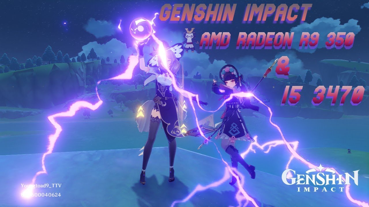 genshin impact gameplay {AMD Radeon R9 350 & I5 3470} - YouTube