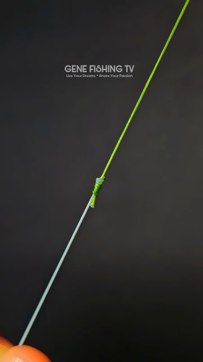 Smooth Powerful Fishing Knot for PE Braid to Mono or Fluoro Leader - YouTube