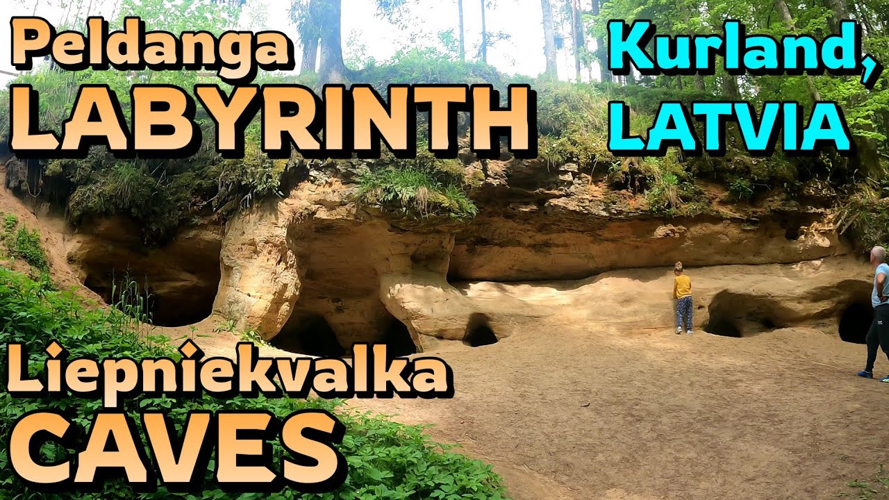 Peldanga Labyrinth (Liepniekvalka Caves), Latvia🏕 - YouTube