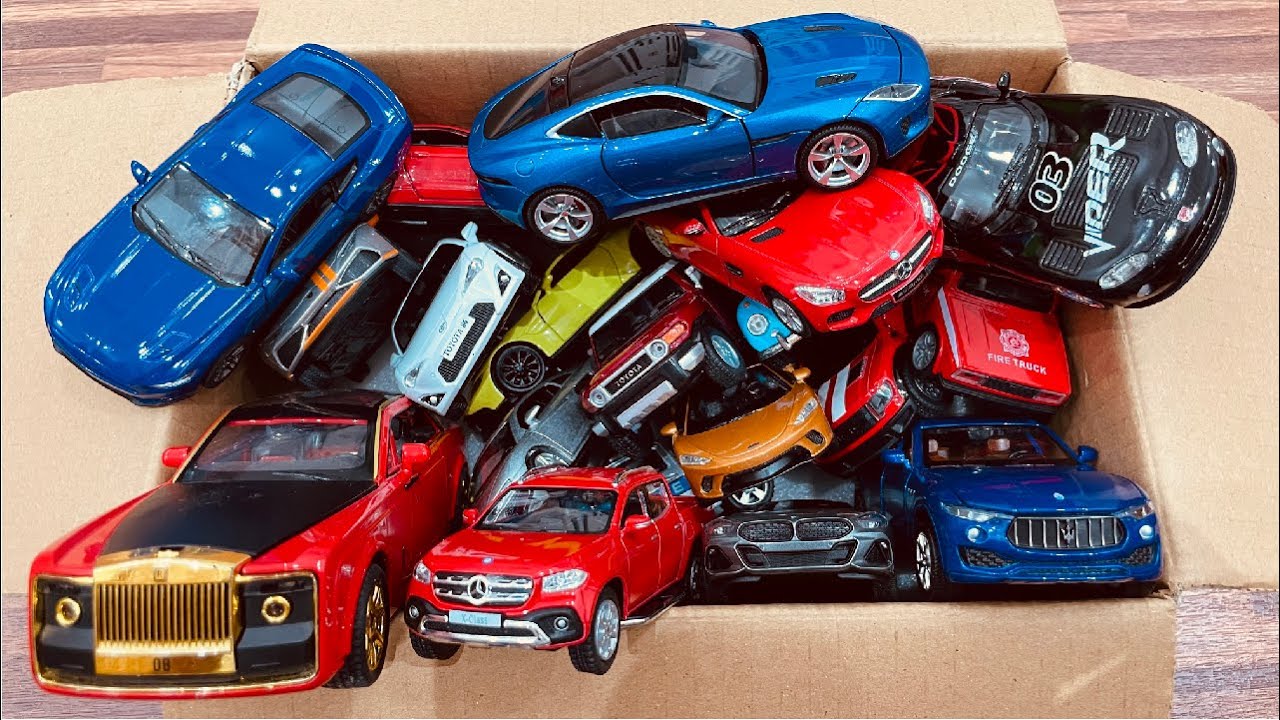 Toy Cars From The Box | Rolls Royce, Maserati, BMW | Diecast Car Toys ...