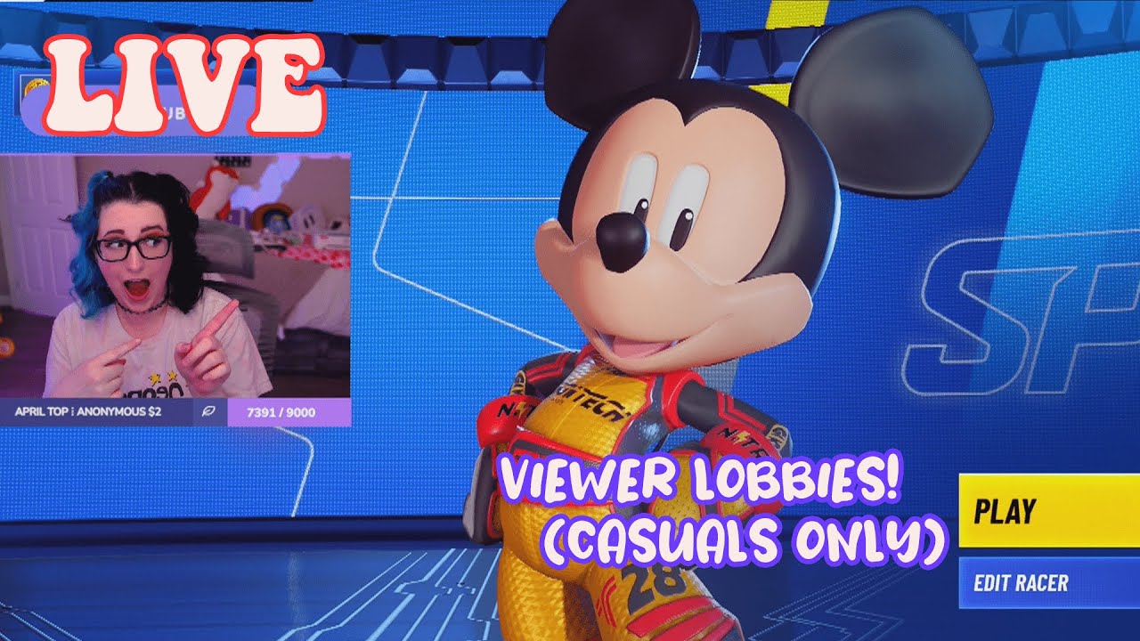 NEW DISNEY RACING GAME LIVE! Free to play next year 👀 viewer lobbies ...