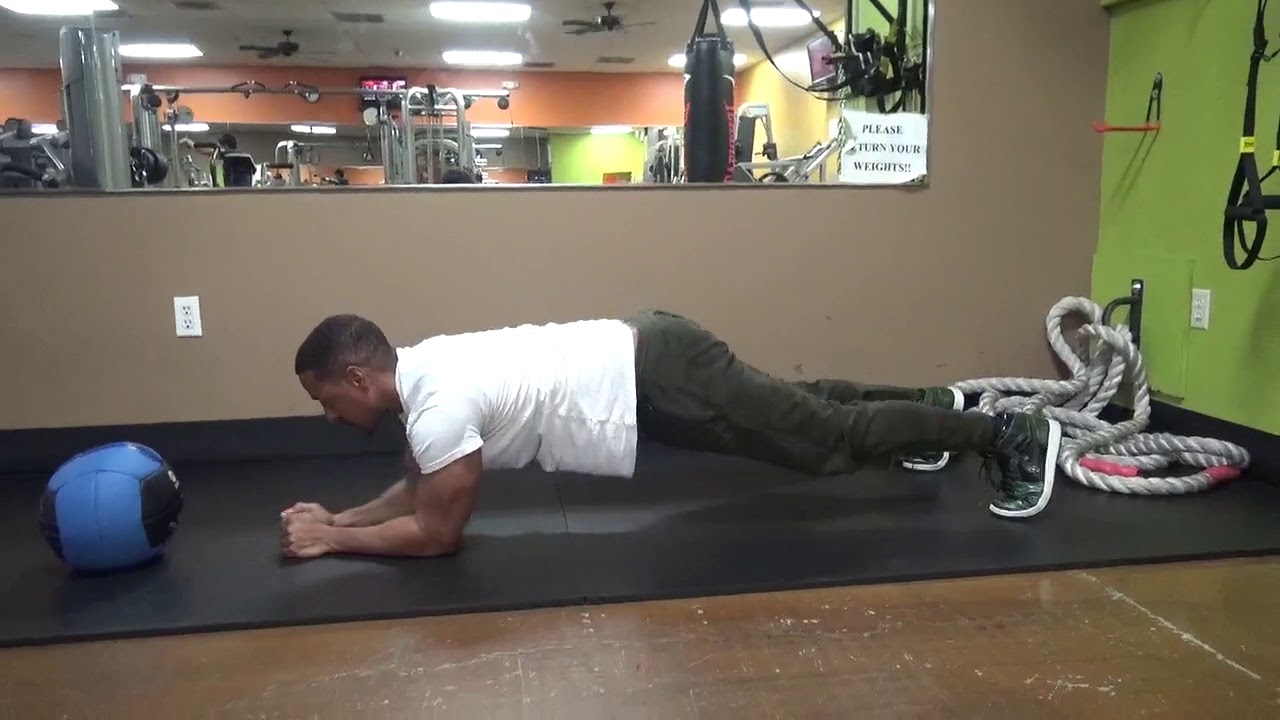 Plank Ball Taps - YouTube