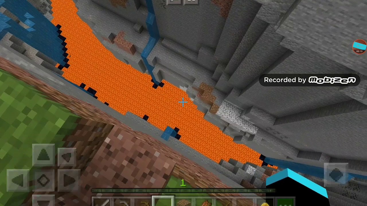 Playing minecraft with rising lava - YouTube