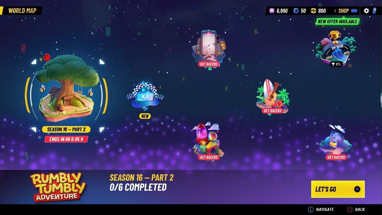 Disney Speedstorm - World Map - YouTube