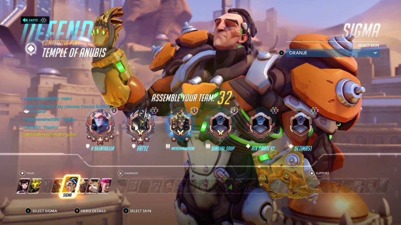 Overwatch Competitive Tank Placement #2 (Season 20) - YouTube