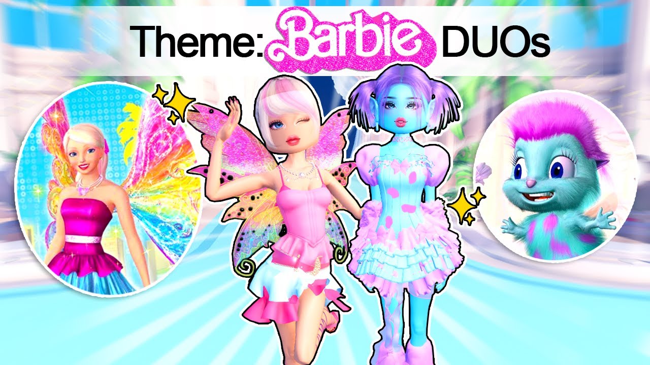 Buying BARBIE DUO THEMES in DRESS to IMPRESS.. - YouTube