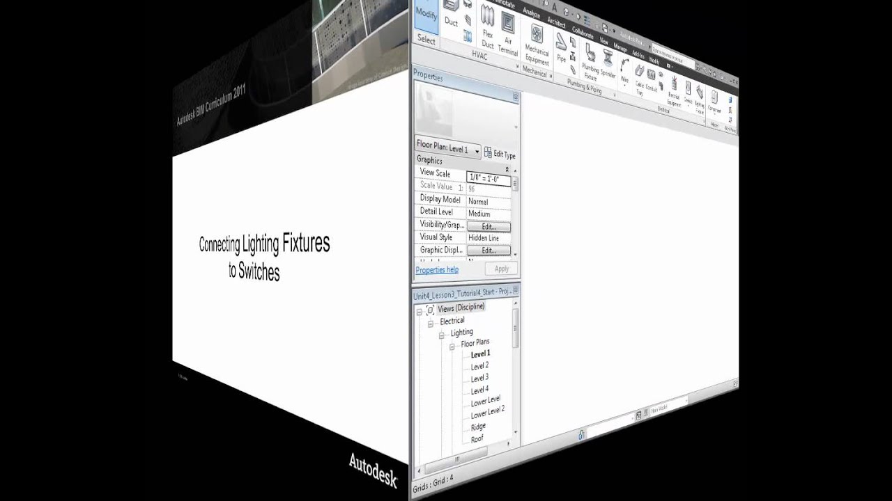 Revit MEP - Connecting Lighting Fixtures to Switches - YouTube