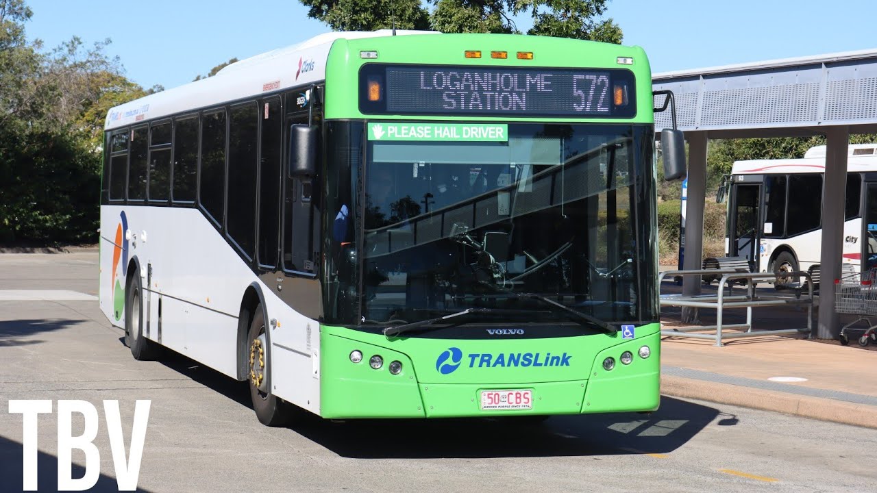 SEQ, AU: 572 OB: Springwood Bus Station (Platform 1) to Loganholme ...
