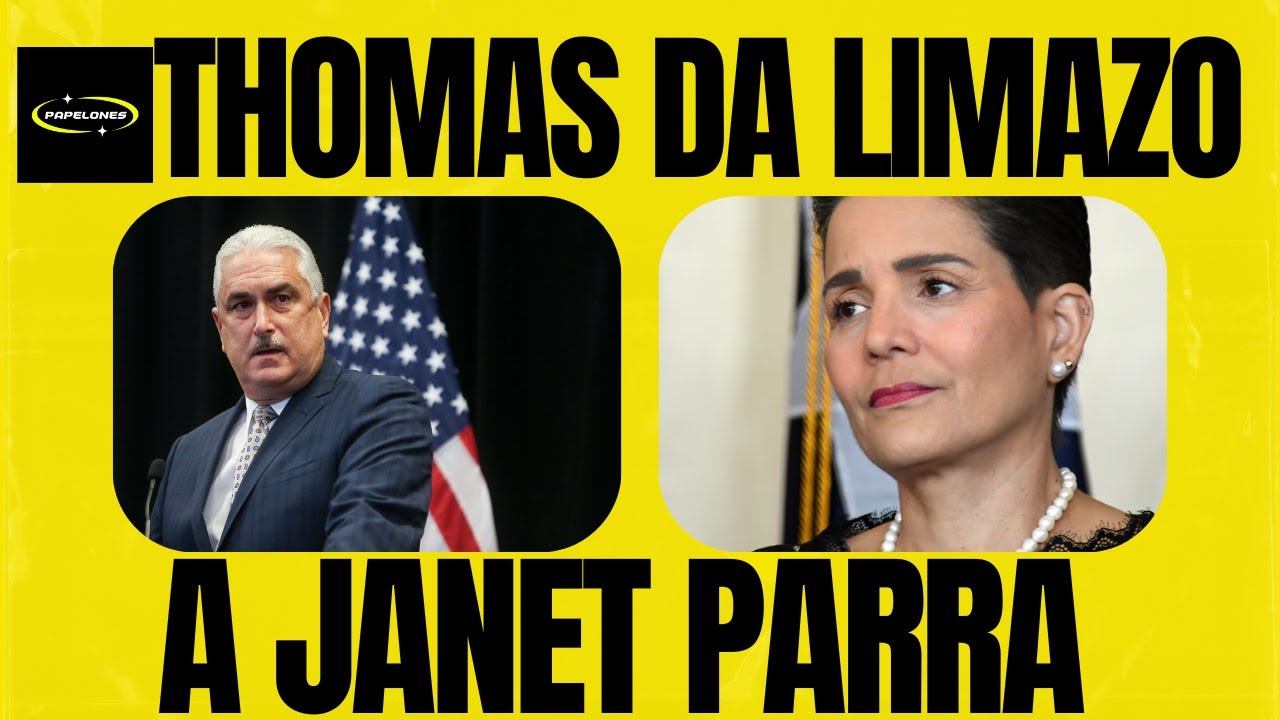 Thomas Rivera Schatz da tremendo limazo a Janet Parra - YouTube