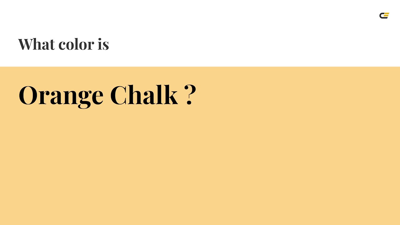 Orange Chalk color #fad48b hex Cool Yellow color fad48b - YouTube