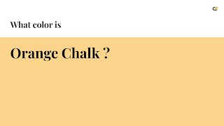 Orange Chalk color #fad48b hex Cool Yellow color fad48b