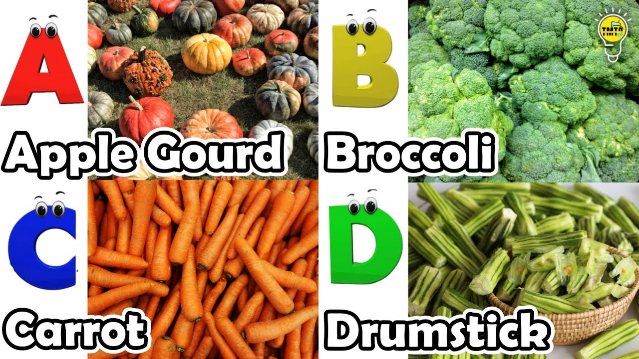 Vegetables ABC Song for Kids | Vegetables Alphabet Song | Phonics for ...