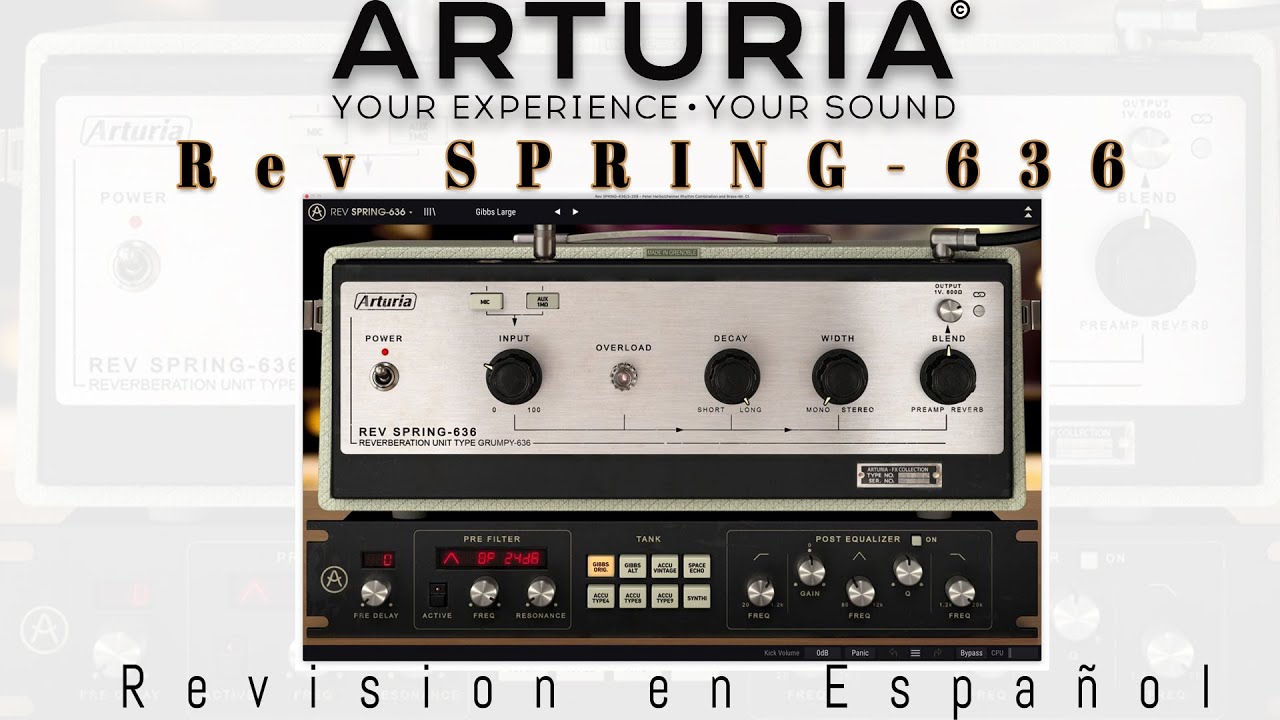 Arturia Rev SPRING-636 -Revisión en Español- - YouTube