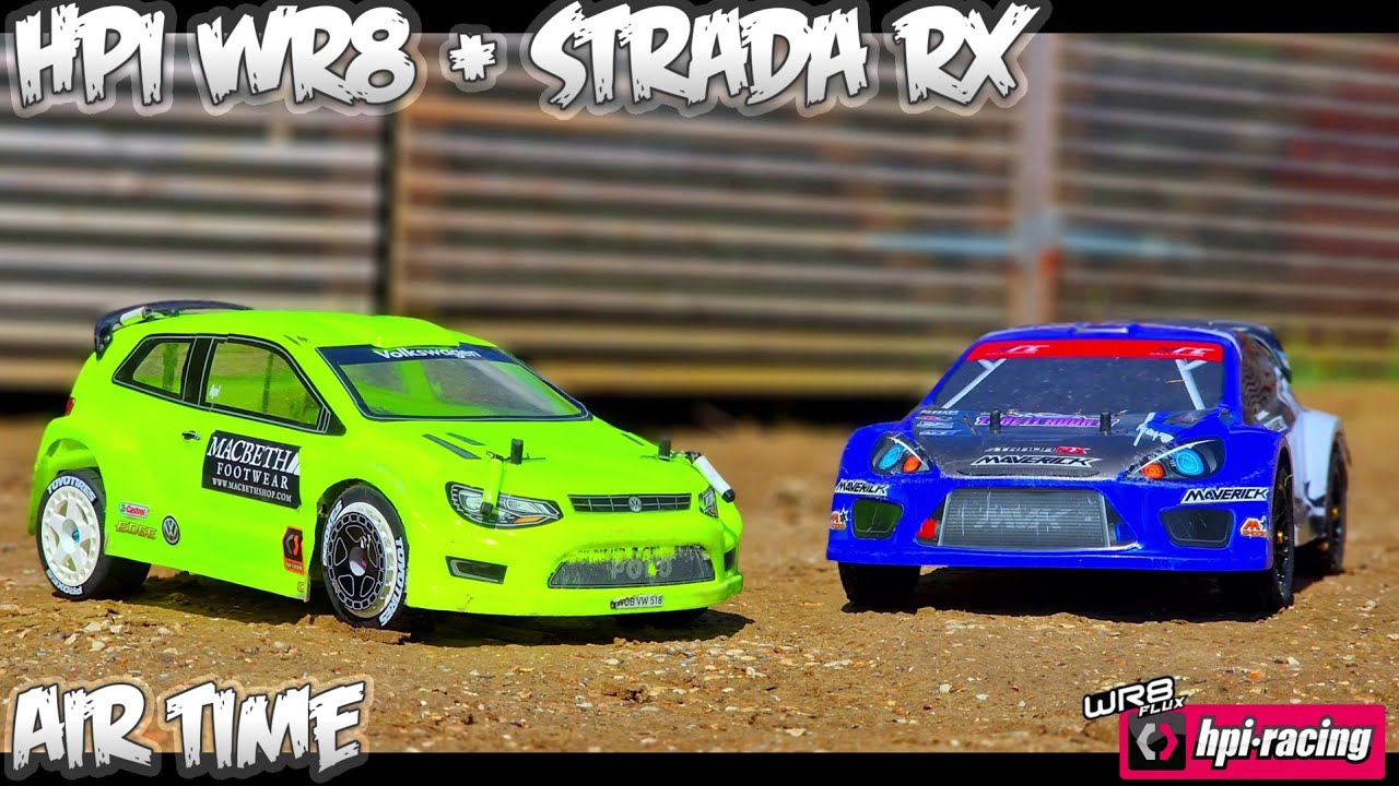 Hpi WR8 + Strada RX Getting Some Air - 2mello - Magic Loop - YouTube