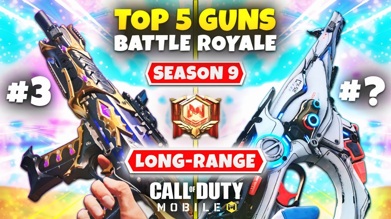 Top 5 BEST Long Range Guns In SEASON 9 Battle Royale | COD Mobile ...