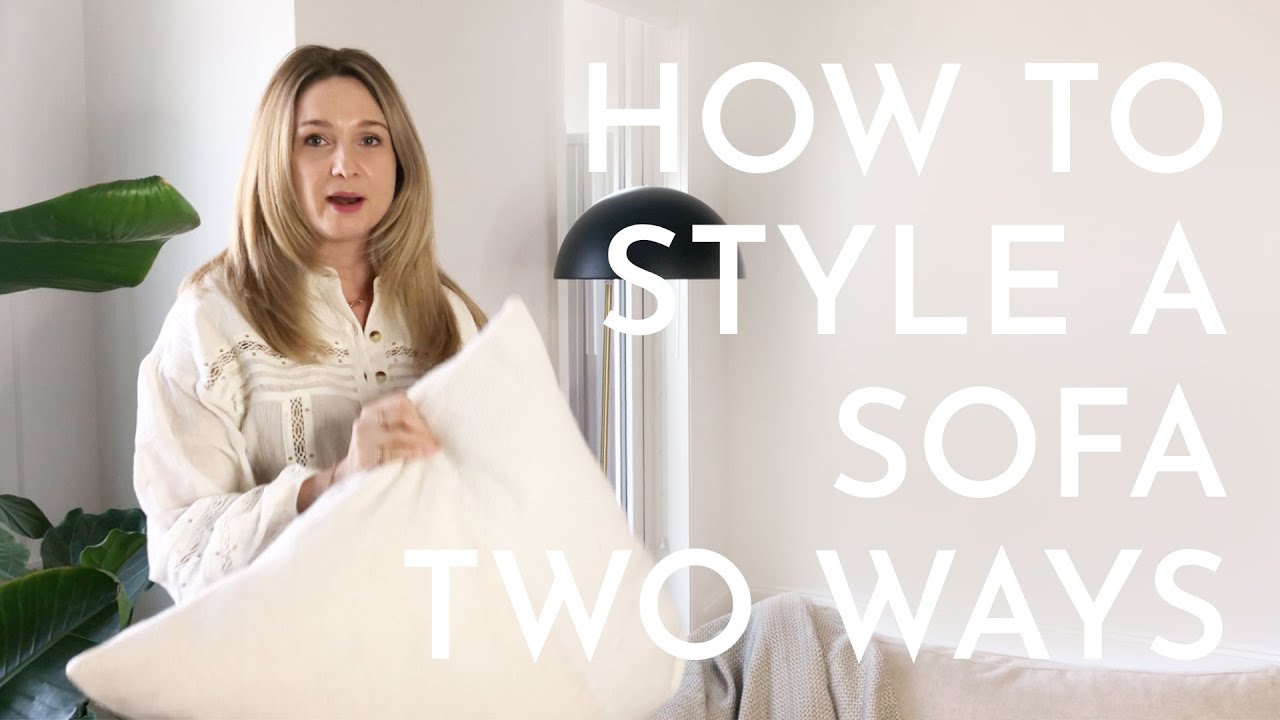 How to style your throw pillows | Interior Design - YouTube