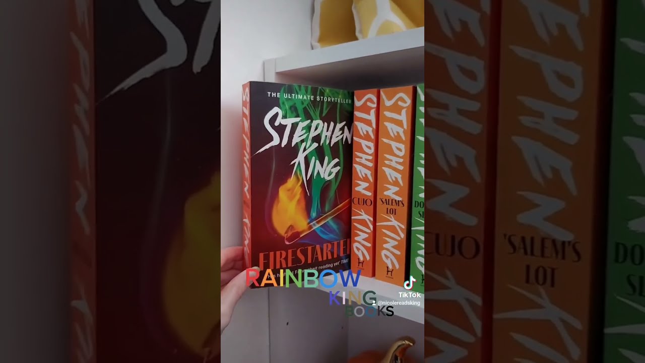 Stephen King Books Collection - Rainbow 🌈 📚🤓 - YouTube