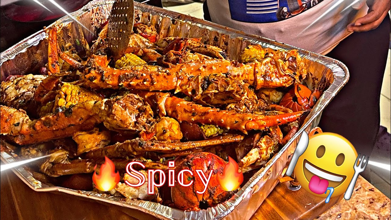 Gade koman mwen prepare yon fruit de mer ( spice see food boil) - YouTube