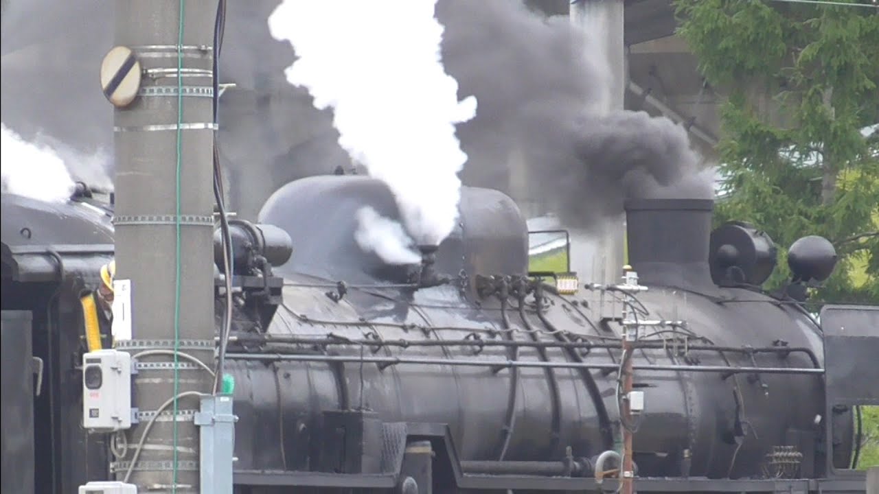 C61-20 OM構内試運転 鉄博折り返しノーカット (時間メモ付き) - YouTube