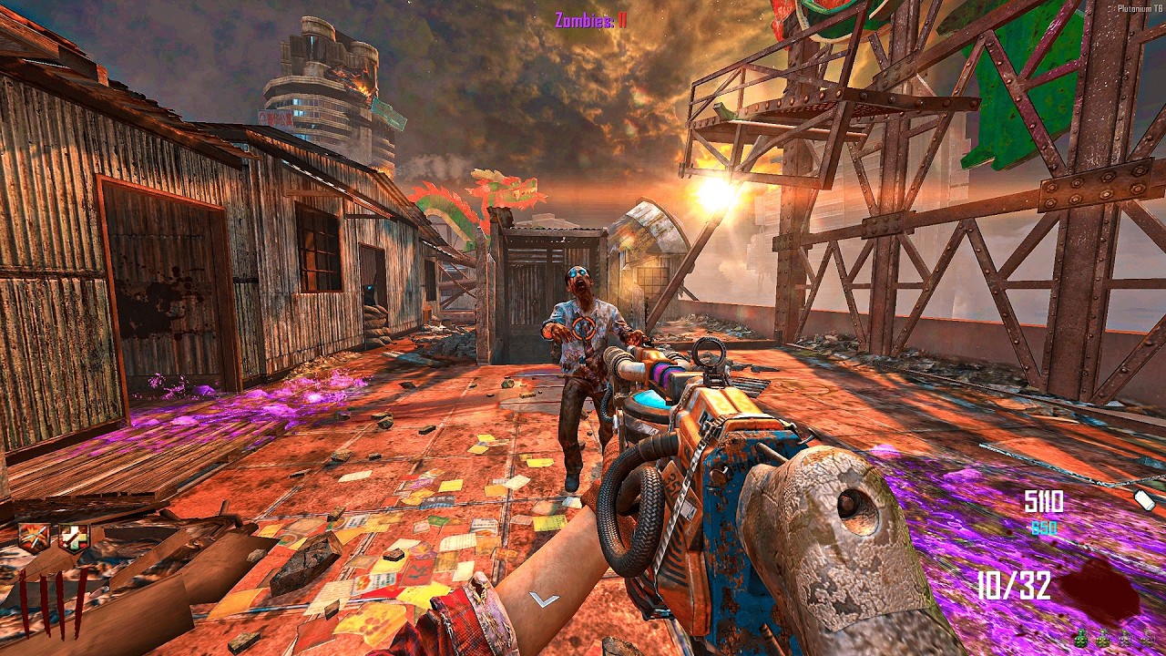 DIE RISE | ZOMBIES GAMEPLAY | CALL OF DUTY: BLACK OPS 2 (NO COMMENTARY ...