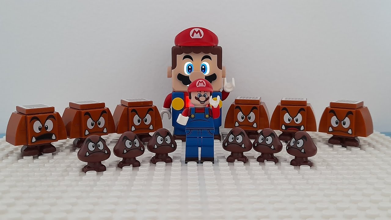 lego mario and minifig mario. - YouTube