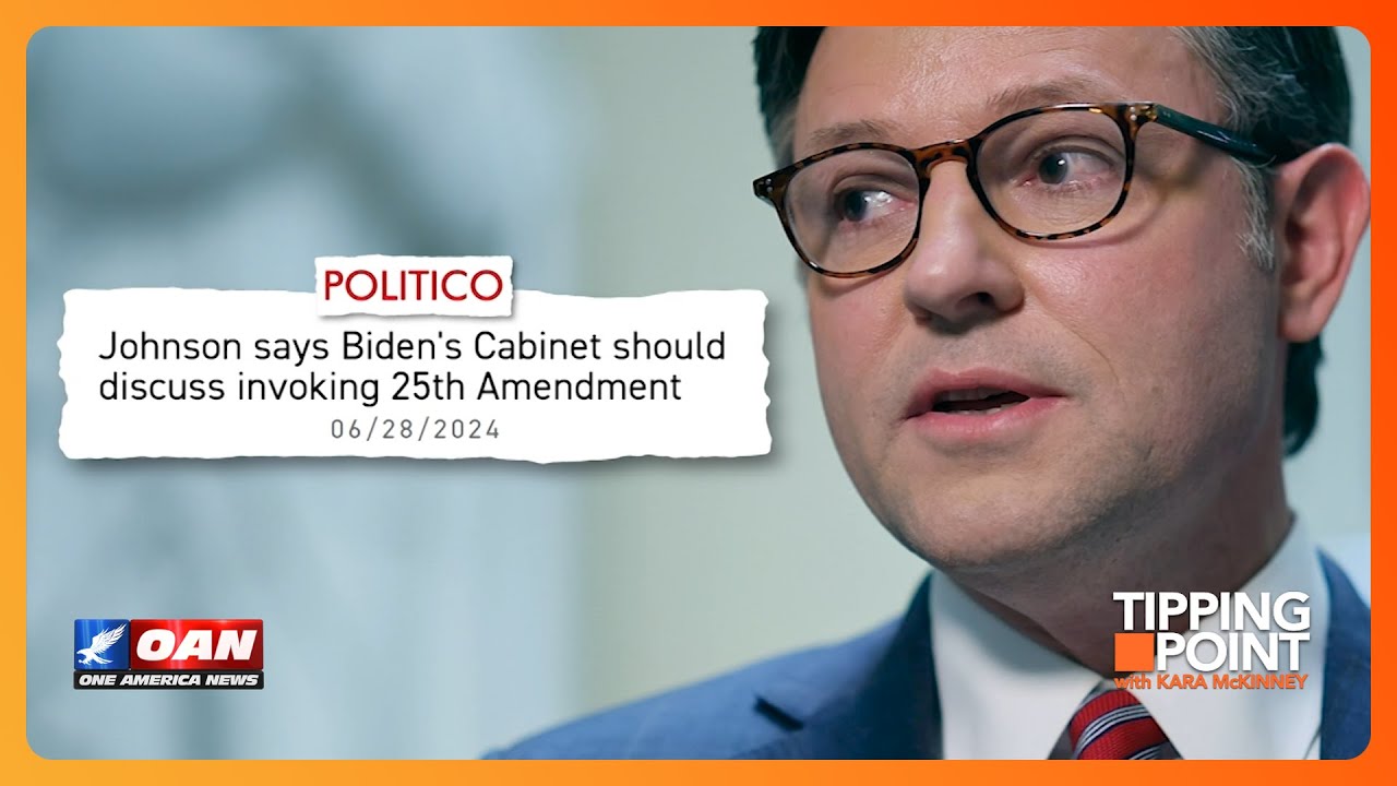 House Speaker Mike Johnson Calls On Biden's Cabinet to Invoke 25th Amendment | TIPPING POINT 🟧 ...