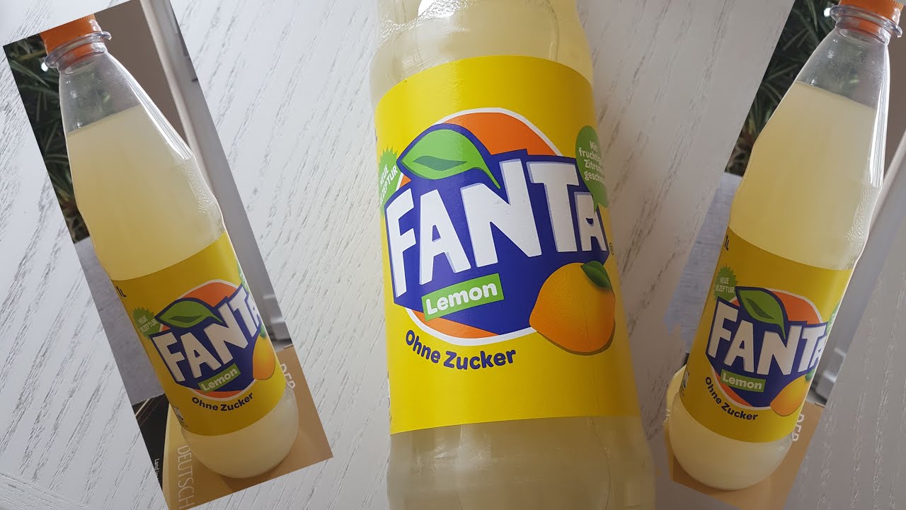 Fanta Zitrone/Lemon jetzt immer ohne Zucker im Test - YouTube