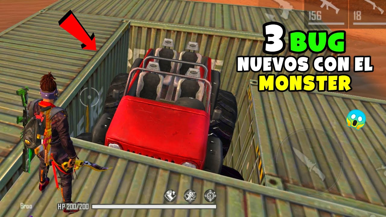 4 NUEVOS BUG CON EL MONSTER EN FREE FIRE *IsAac19* - YouTube