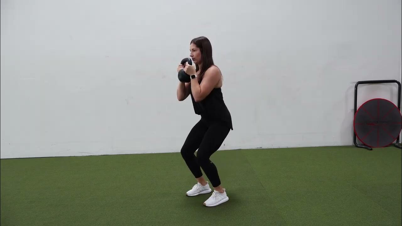 Eccentric Goblet Squat - YouTube