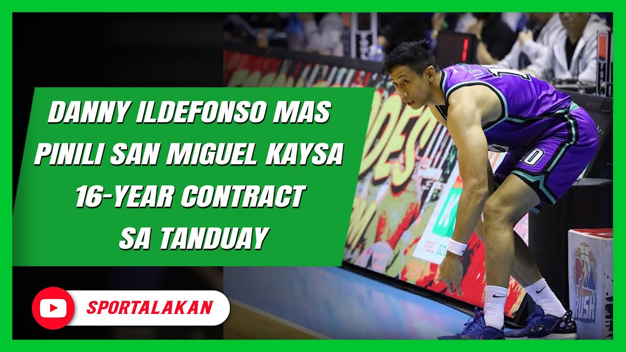 Danny Ildefonso mas pinili San Miguel kaysa 16-year contract sa Tanduay ...