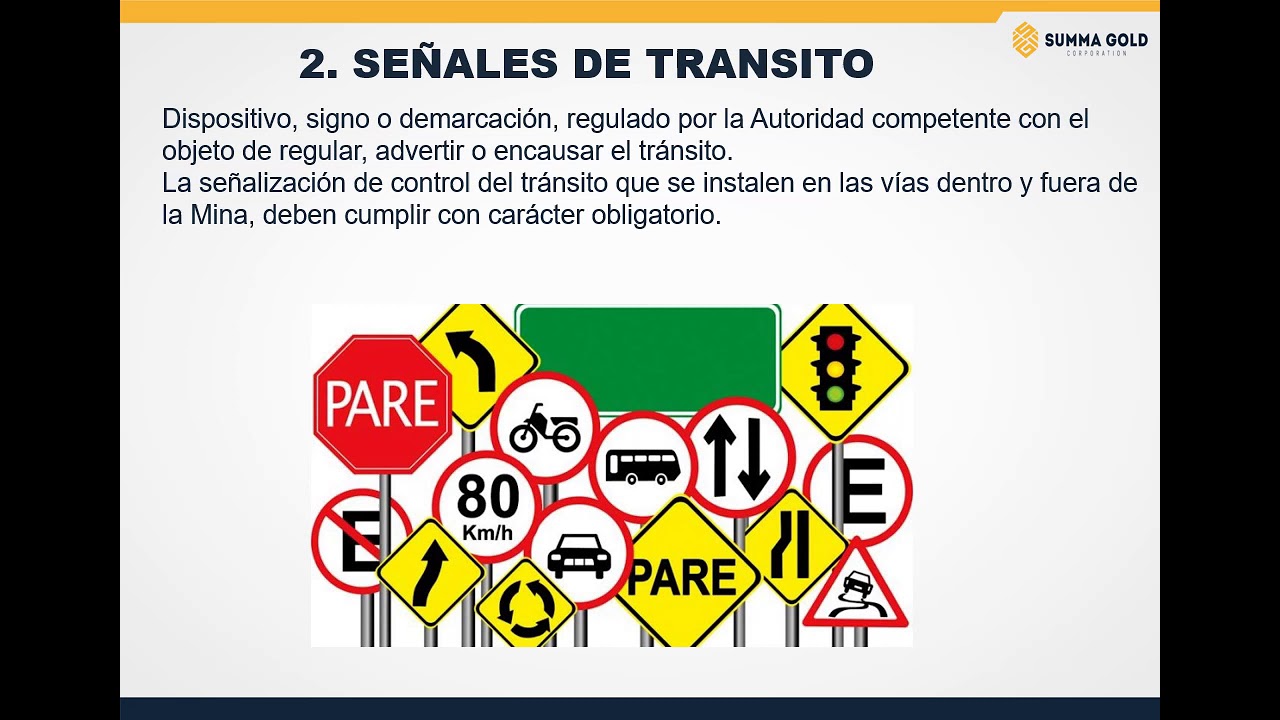 Significado y uso de código de señales y colores - YouTube