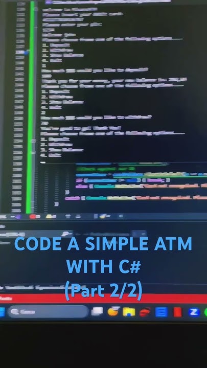 C# easy ATM project - YouTube
