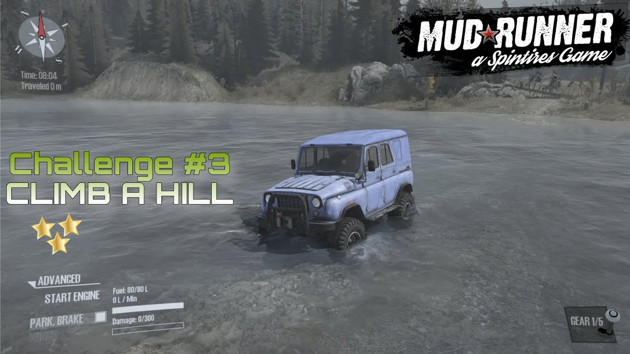 Spintires Mudrunner - Climb a Hill - YouTube