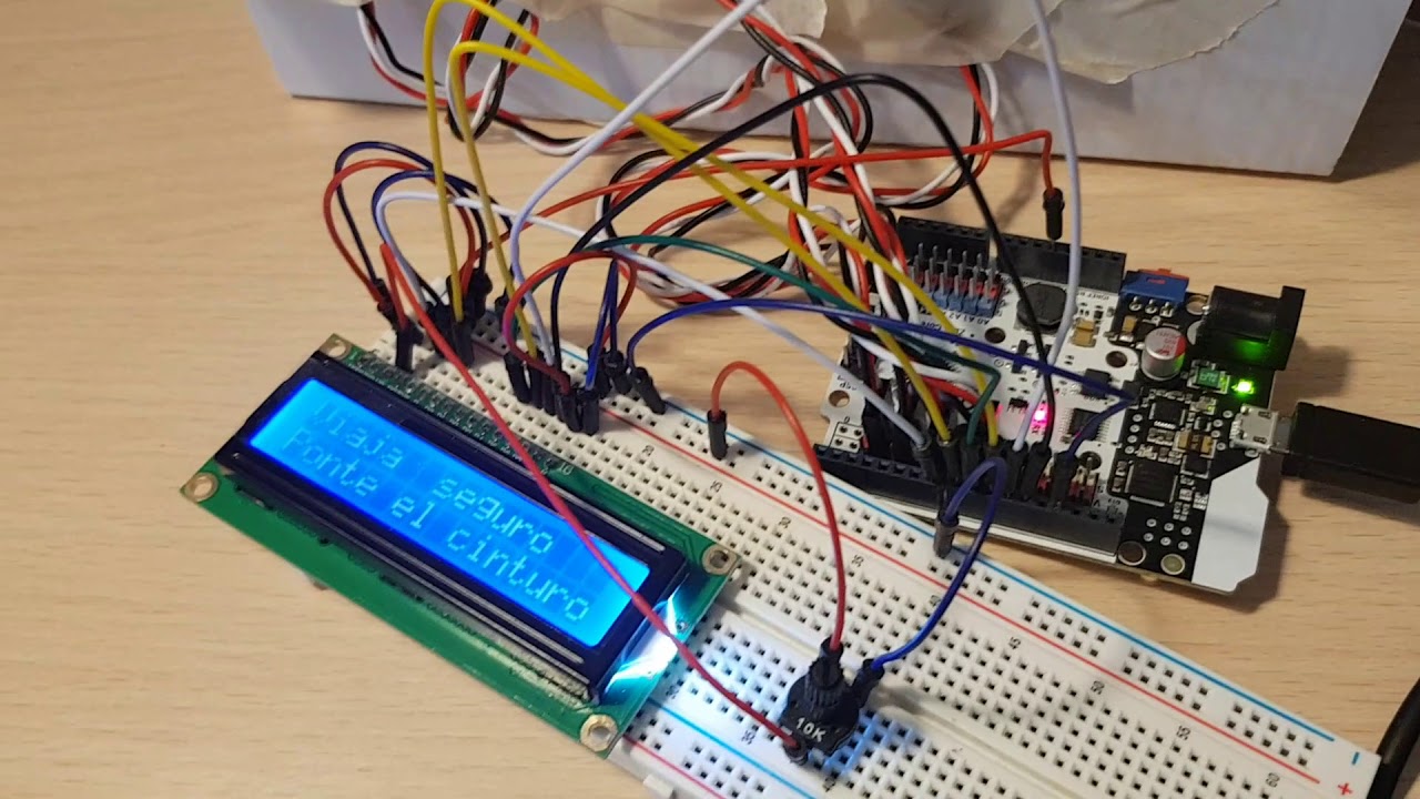 Sensor de aparcamiento con LCD - ZUM CORE 2.0 - Adruino - YouTube