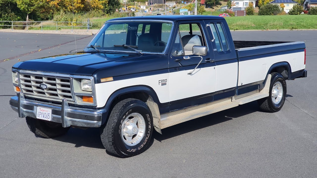 1985 Ford F250 XLT Extended Cab 6 9 Diesel - YouTube