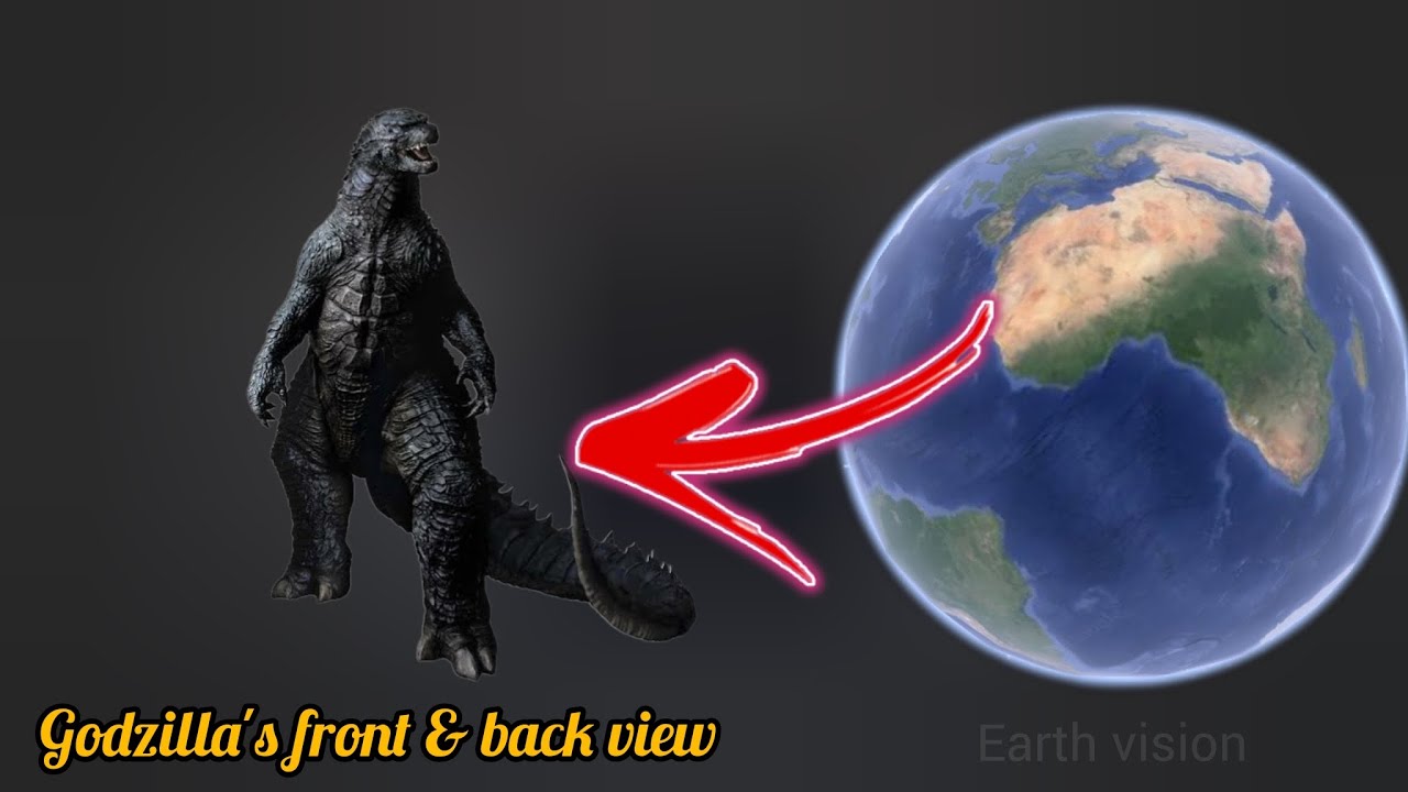 Godzilla's front and back view found in Google map and Google Earth ...