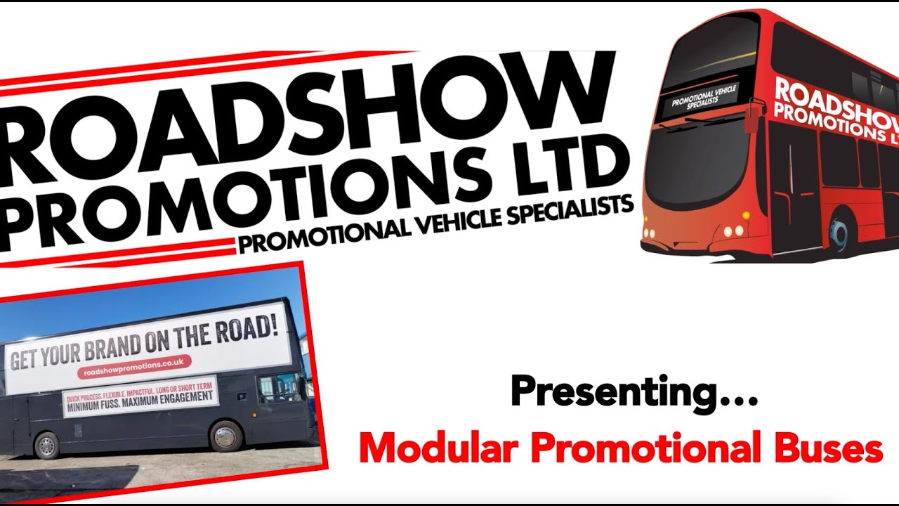 Roadshow Modular Promotional Buses - YouTube