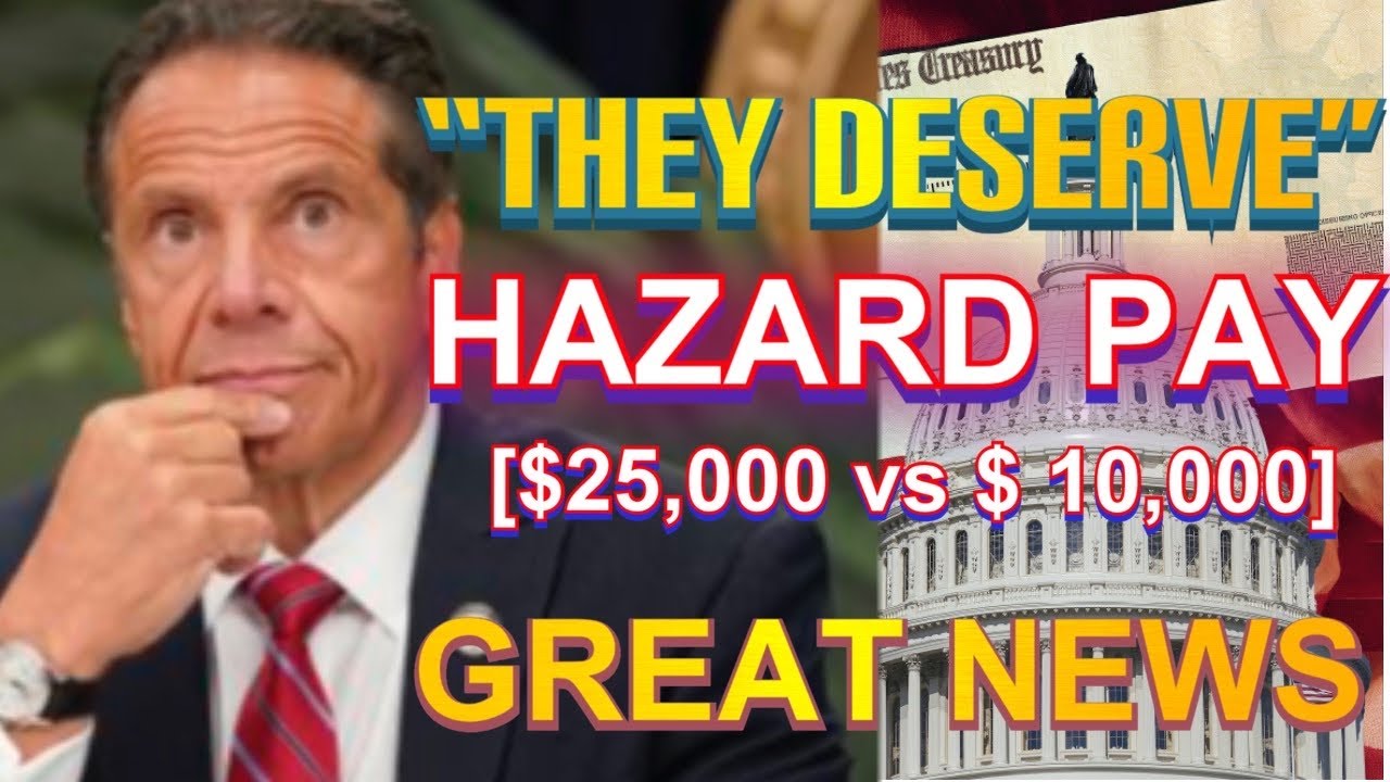 YES!! $25,000 vs $10,000 Hazard Pay Bonus Essential Workers | SECOND ...